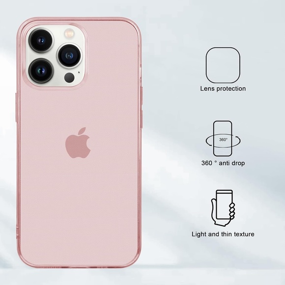 Cell Phones & Accessories | Iphone 15 Pro Max Clear Pink Case | Poshmark
